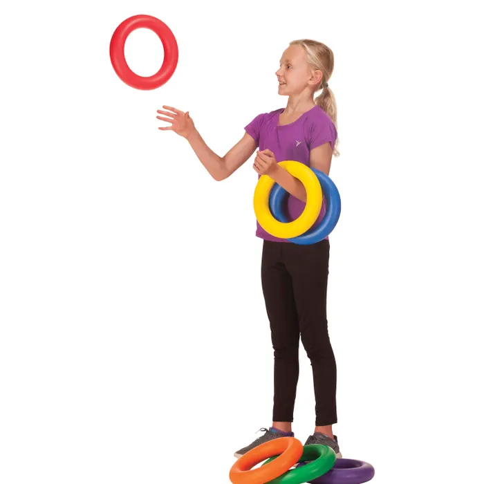 SS-BIGGIE FOAM DEK Rings, Coated Foam, Assorted Colors, Set of 6 ...