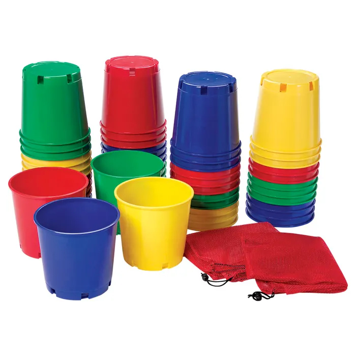 SS-Multi-Buckets, Assorted Sizes & Colors, Super Set of 36 - Mancino Mats