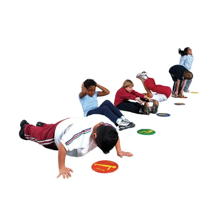 SS-Fit-Spots, 9 Inches, Assorted Colors, Set of 12 - Mancino Mats