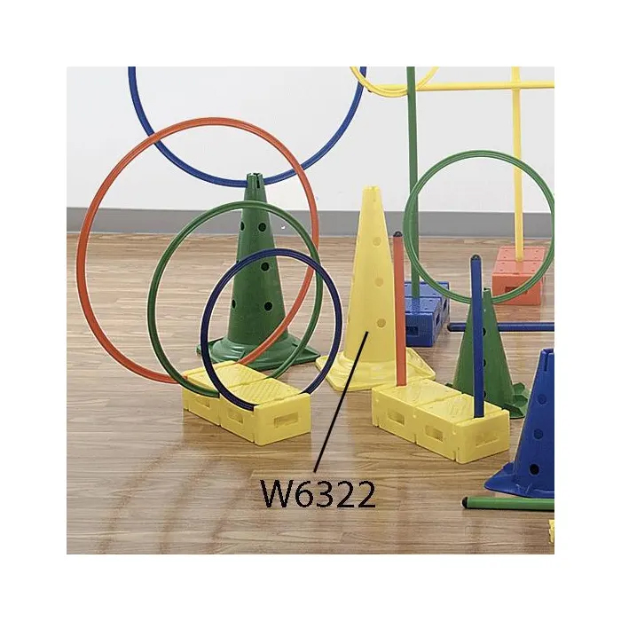 SS-Steeplecourse Medium Cones, Set of 4, Assorted Colors - Mancino Mats